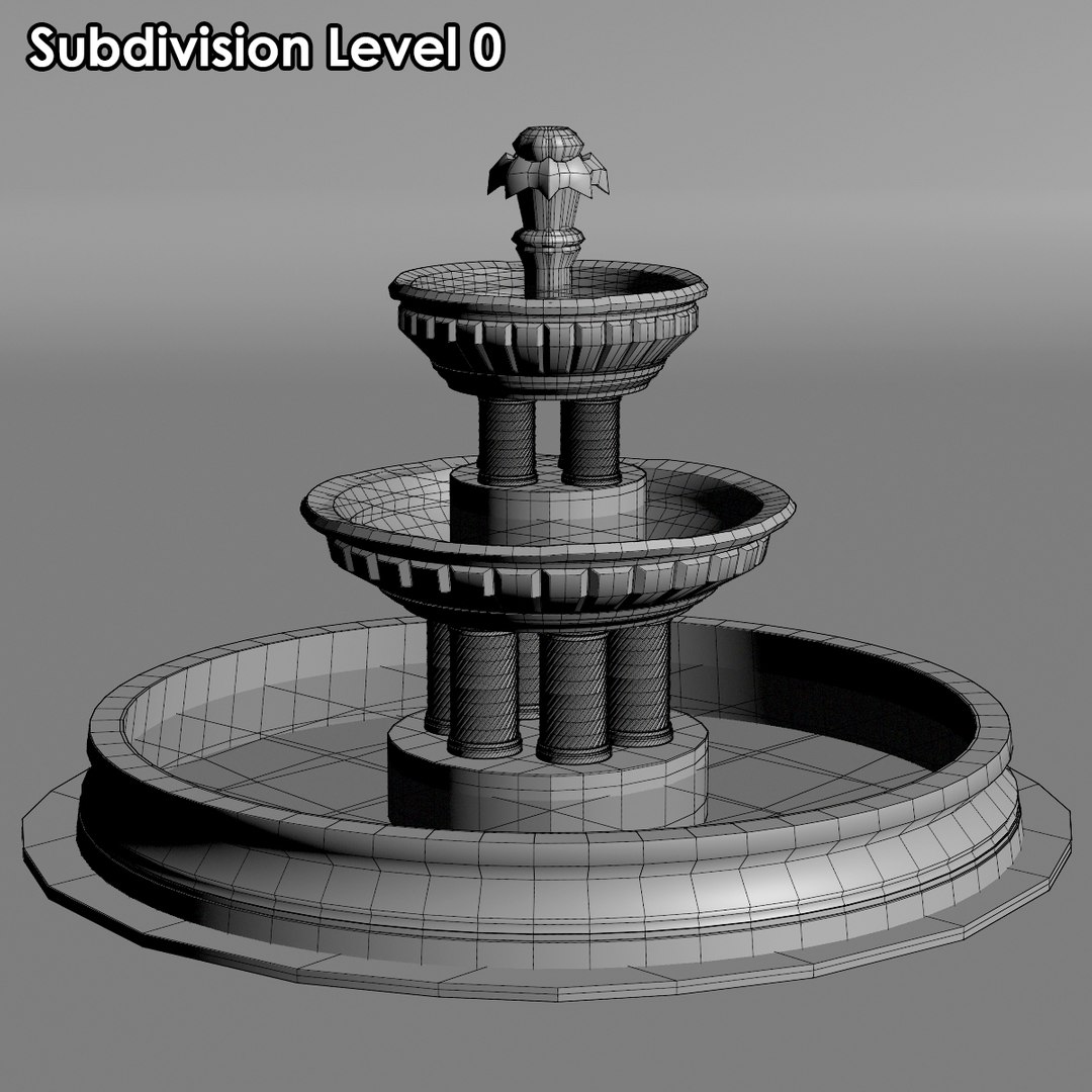 3d Fountain Model