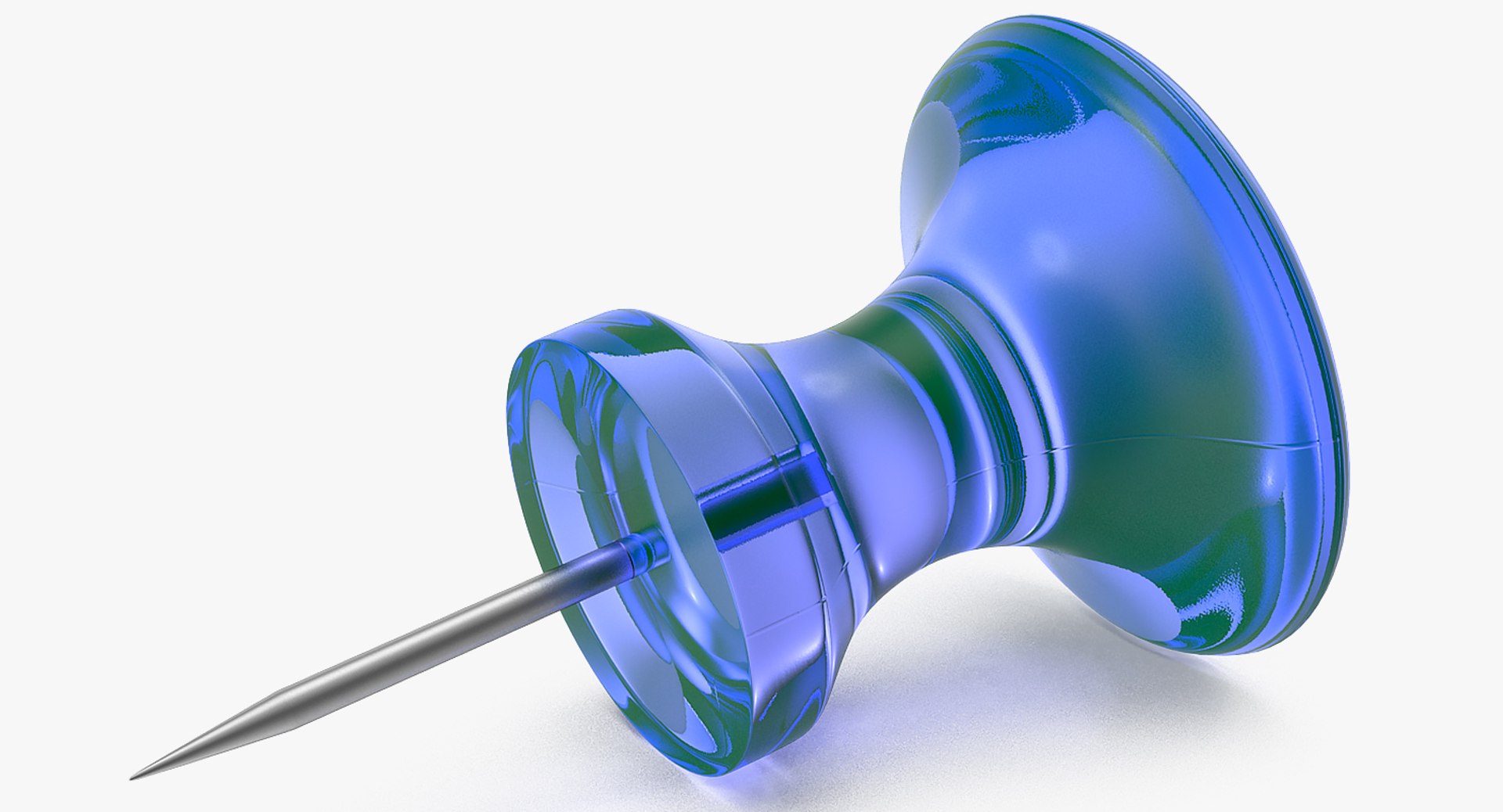 Transparent Push Pin 3D Model - TurboSquid 1425576