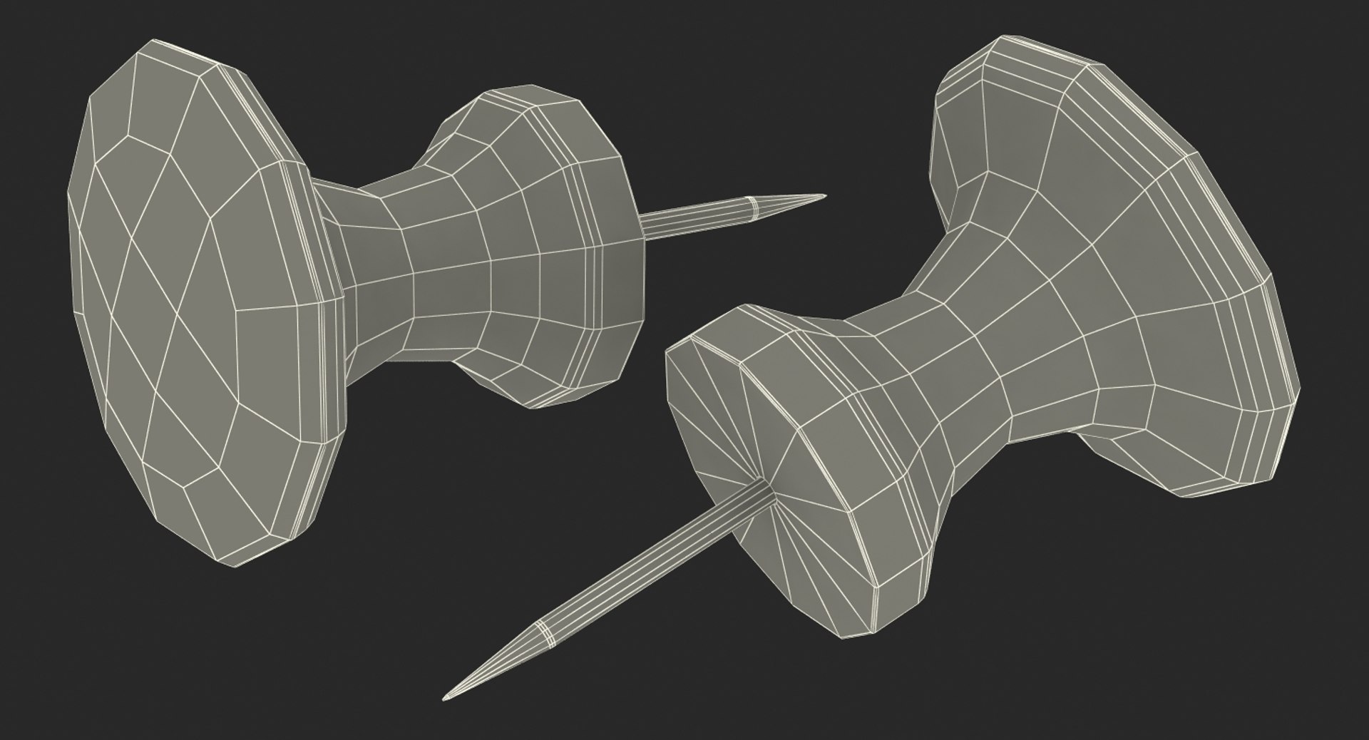 Transparent Push Pin 3D Model - TurboSquid 1425576