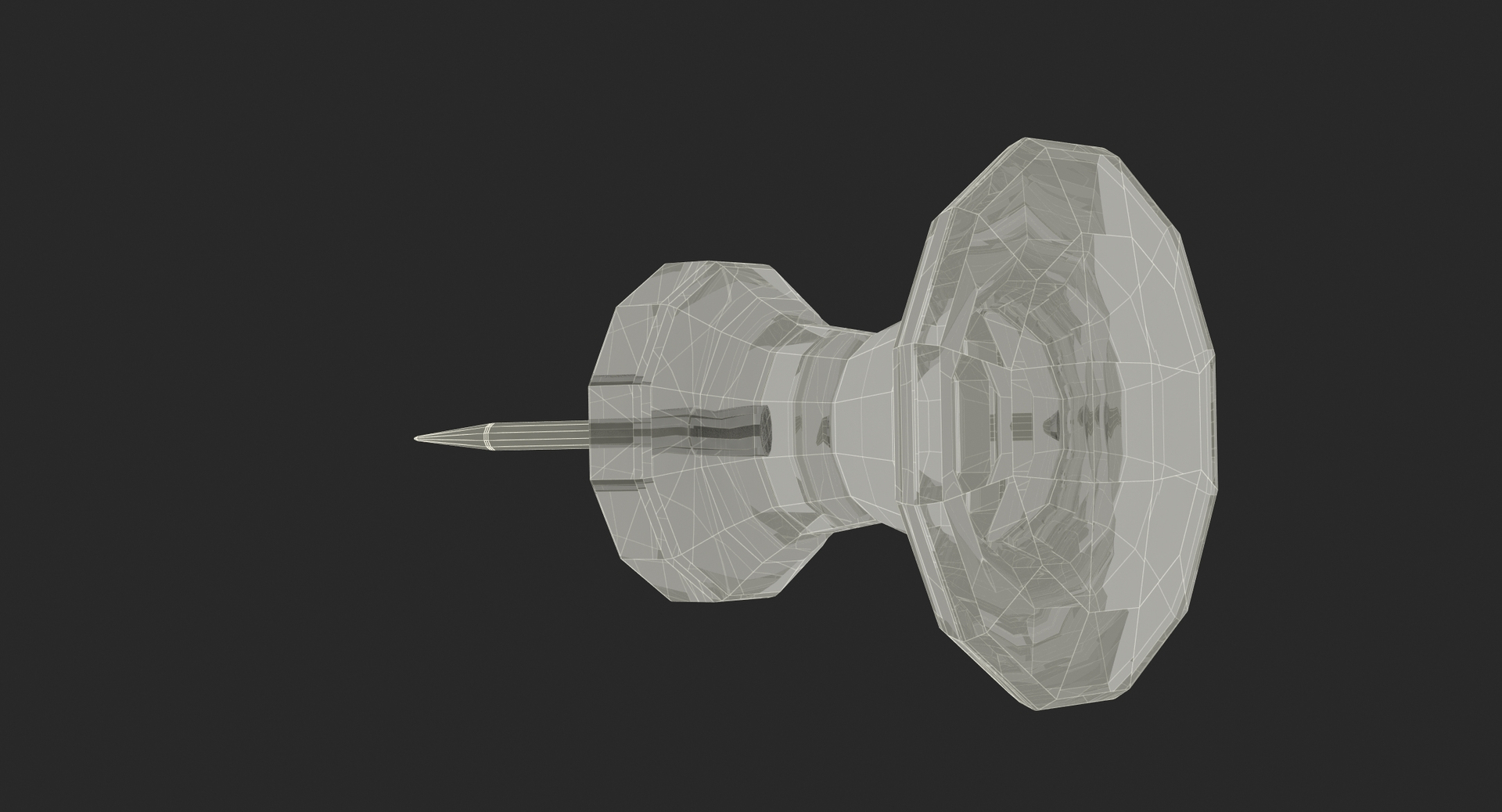 Transparent Push Pin 3D Model - TurboSquid 1425576