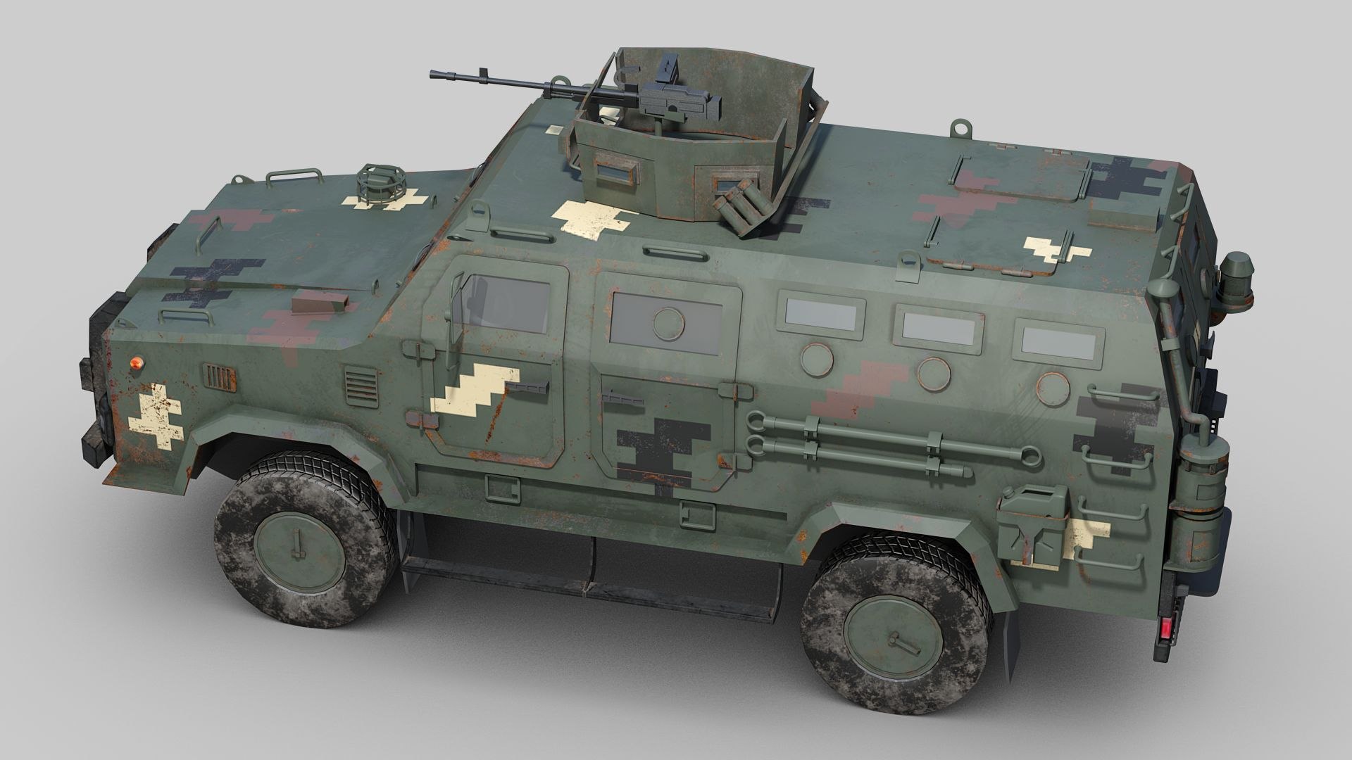 Kozak 2 APC 3D Model - TurboSquid 2089295