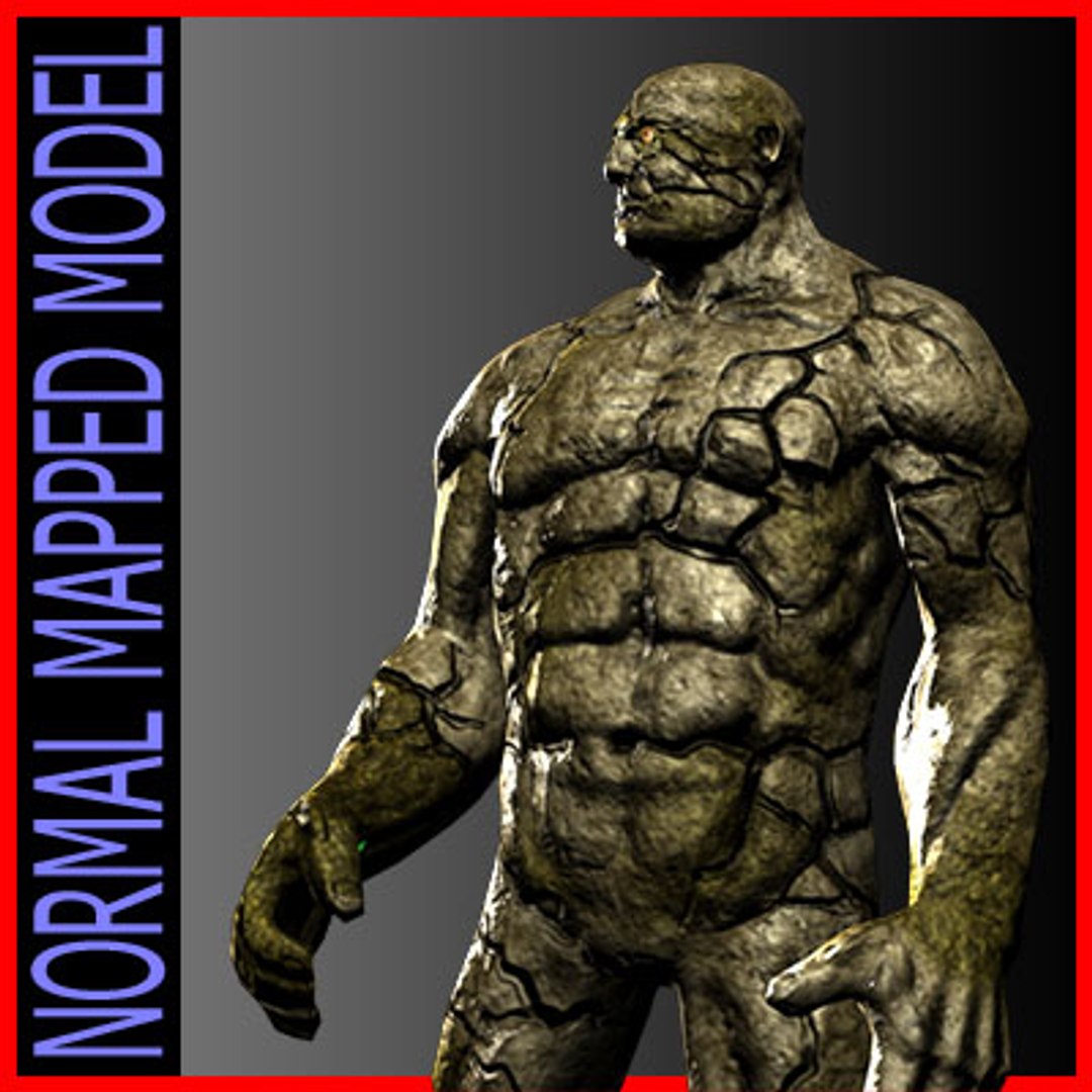 Normal Mapped 3d Model