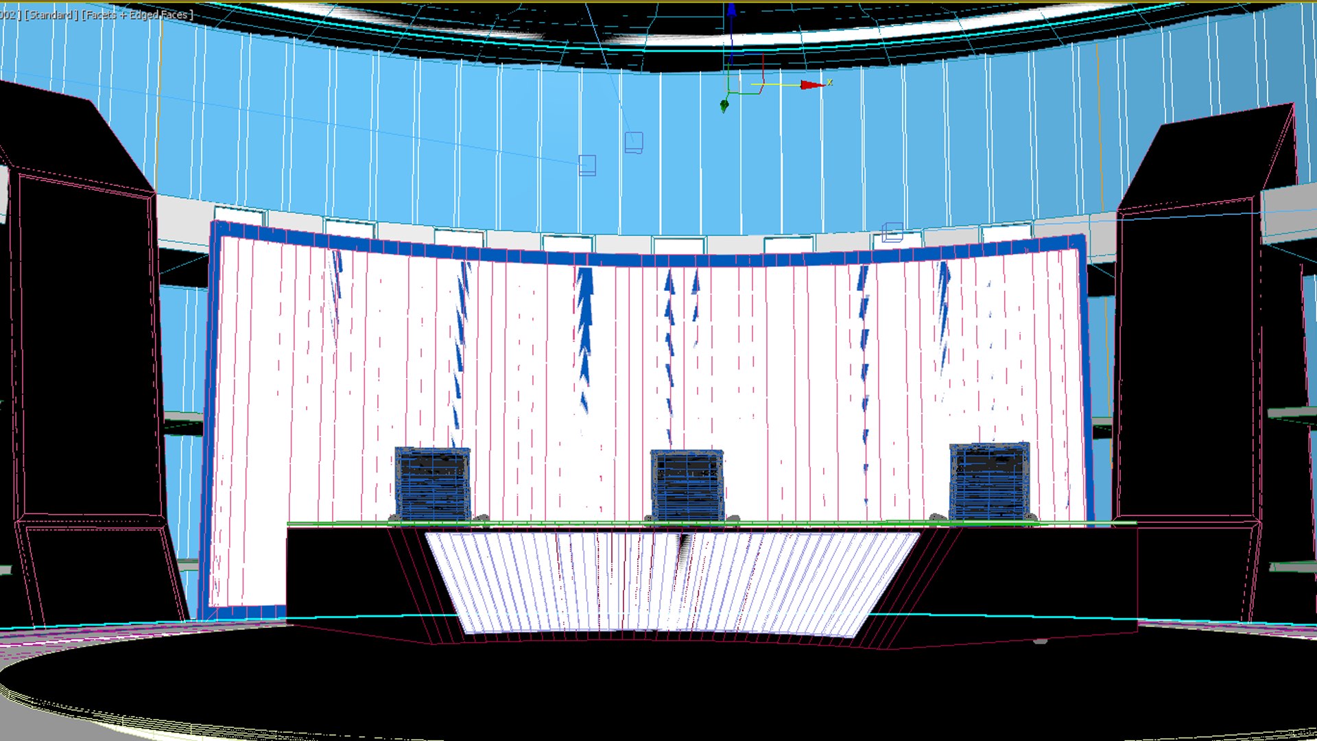 News Studio Model - TurboSquid 1675599