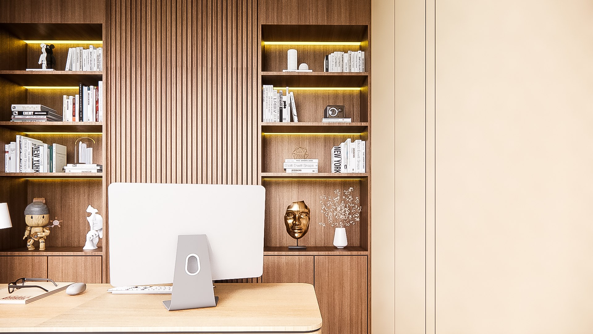 Single Office Room 3D Model - TurboSquid 2414539