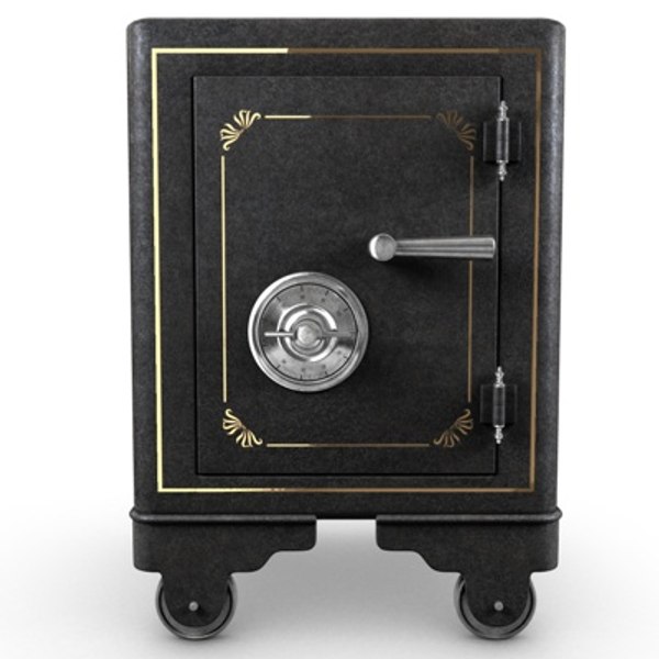 realistic bank vault 3d 3ds