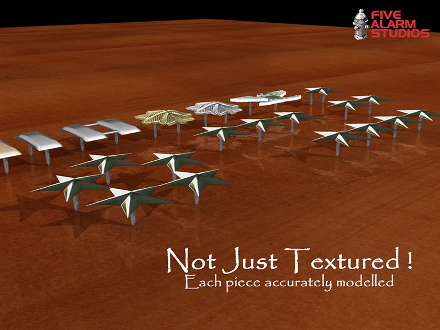 Military Rank Insignia 3d Max