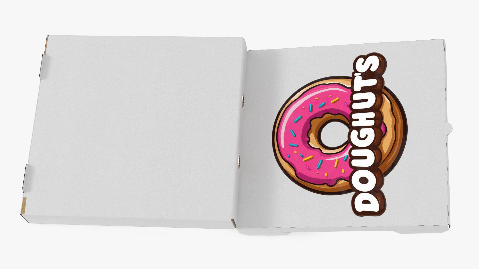 Donut Boxes Packaging Set 3D - TurboSquid 2295964