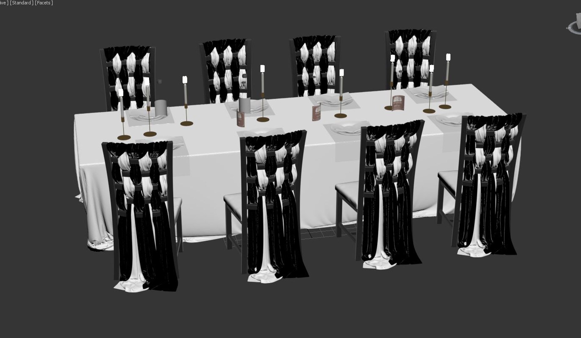 3D Dining Table - TurboSquid 2019224