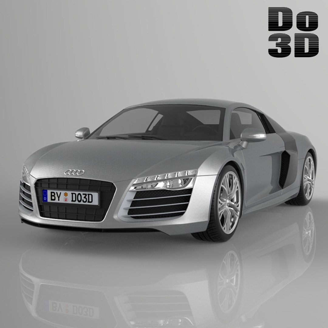 3d audi r8 2014