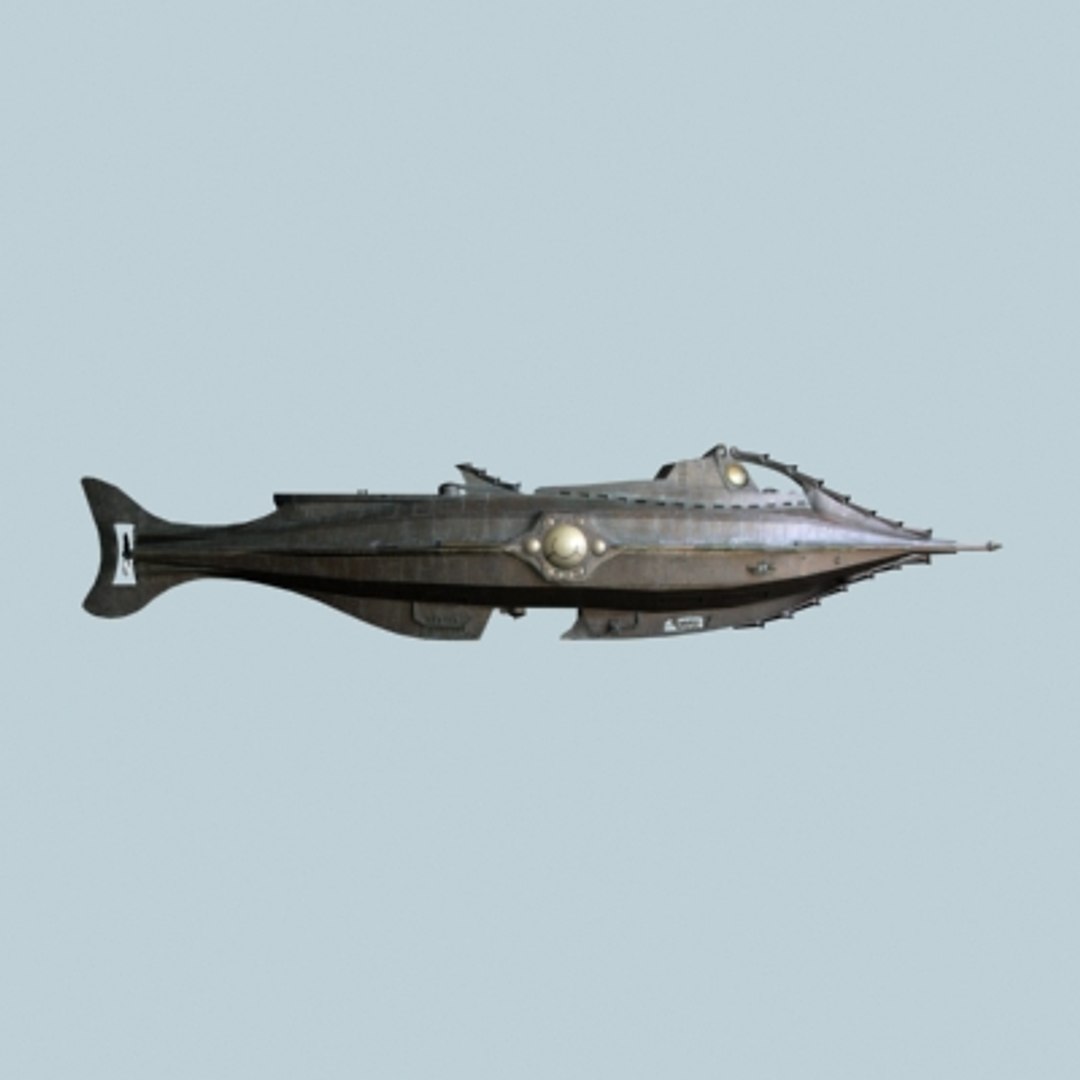 3d Model Fantasy Submarine