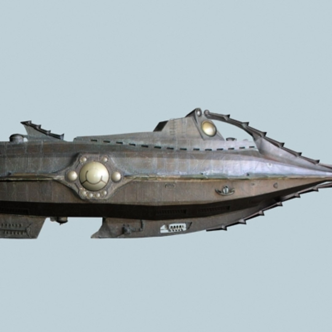 3d Model Fantasy Submarine