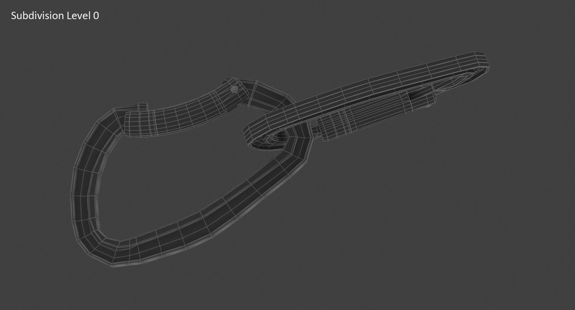 Carabiner Set 3d Model