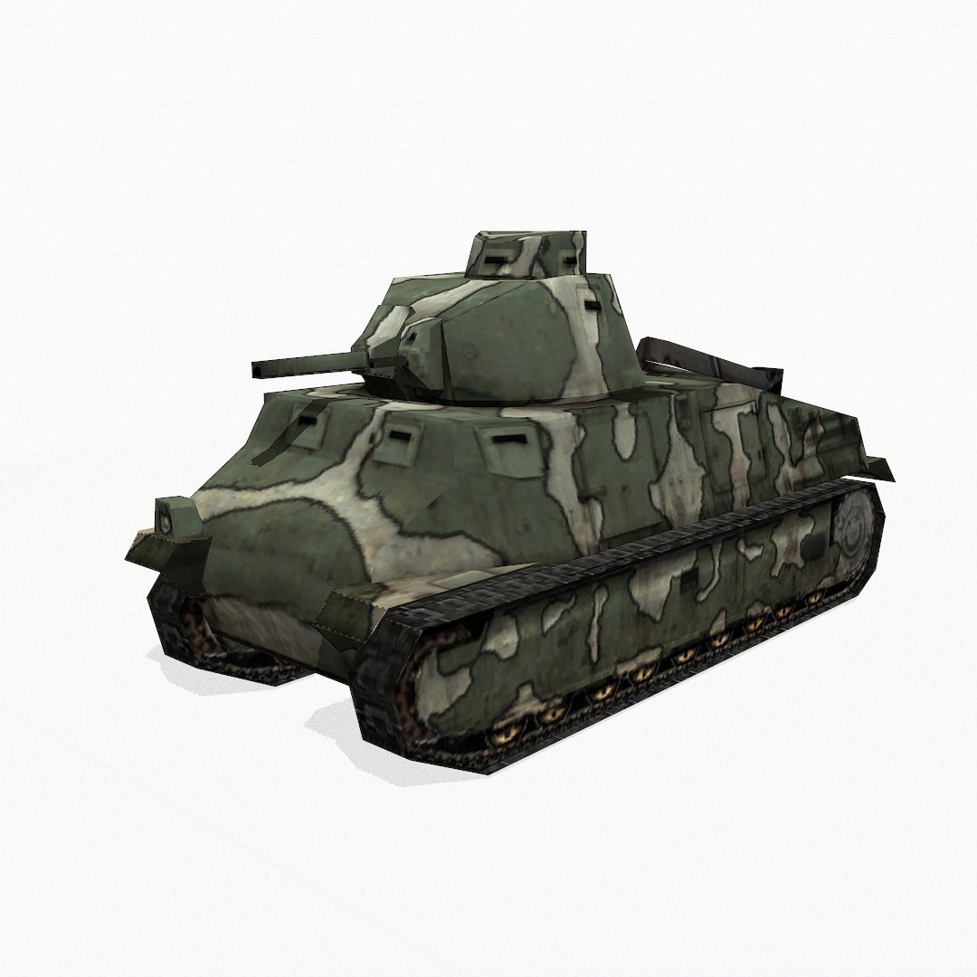 Somua S35 Tank 3ds