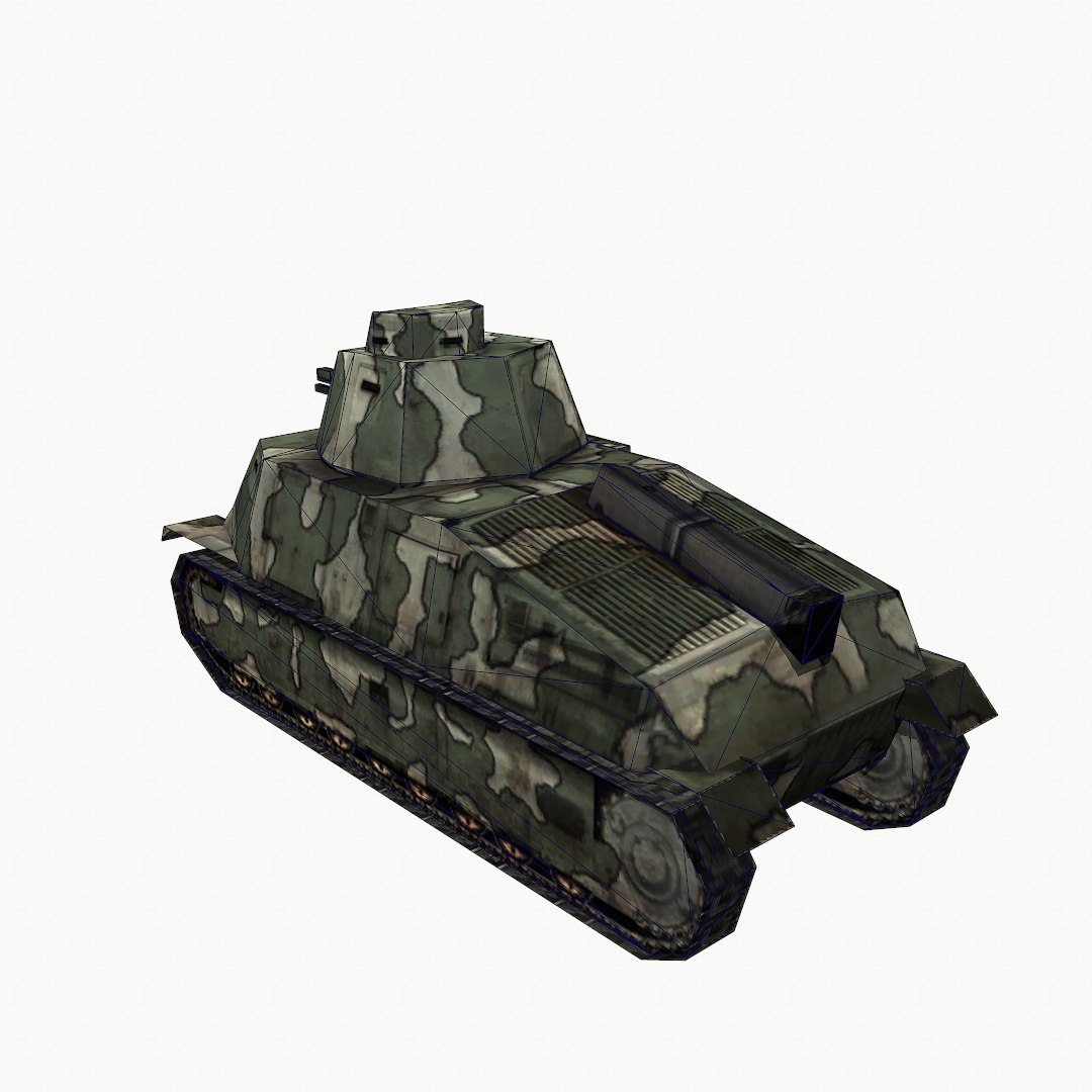 Somua S35 Tank 3ds