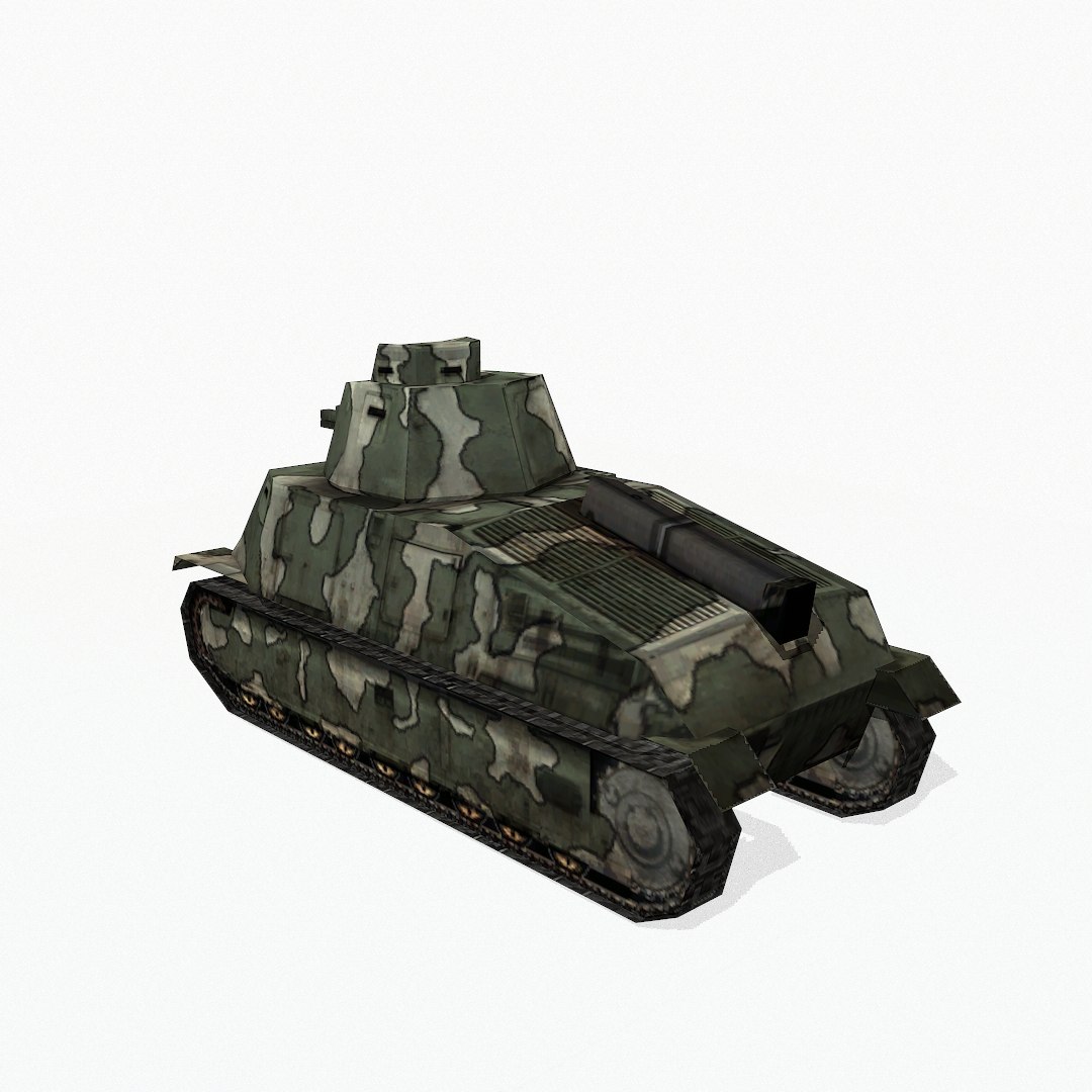 Somua S35 Tank 3ds