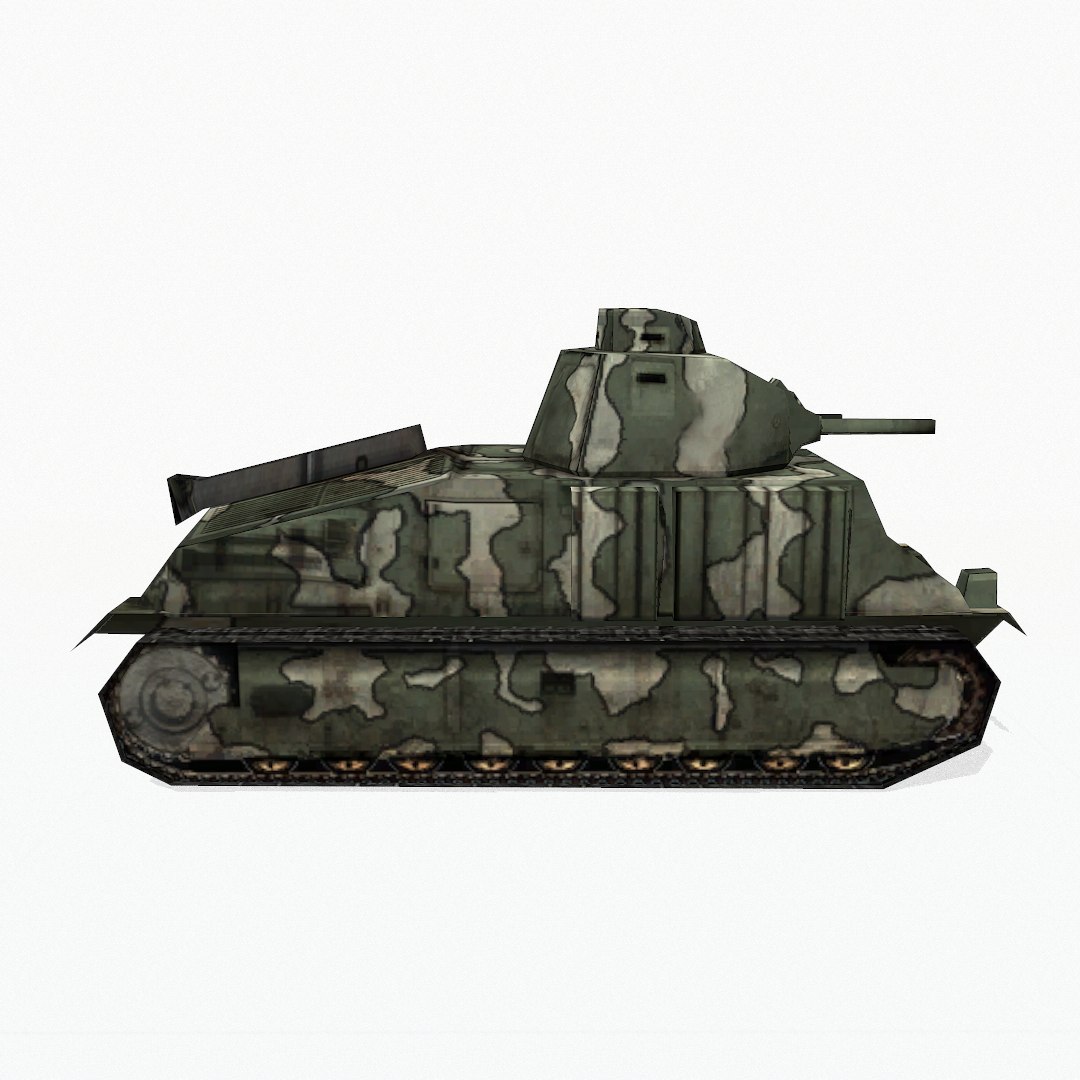 Somua S35 Tank 3ds