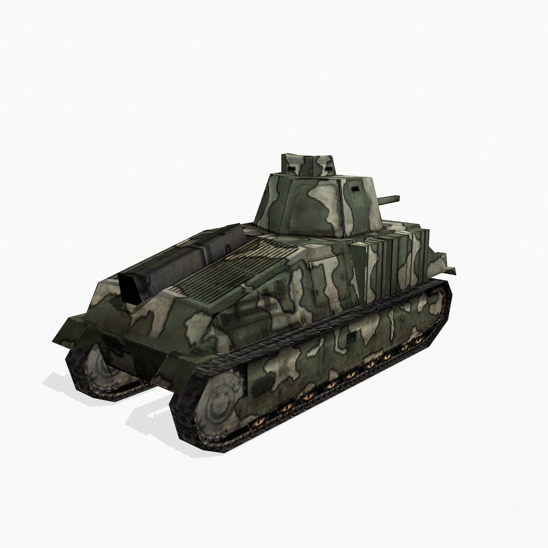 Somua S35 Tank 3ds