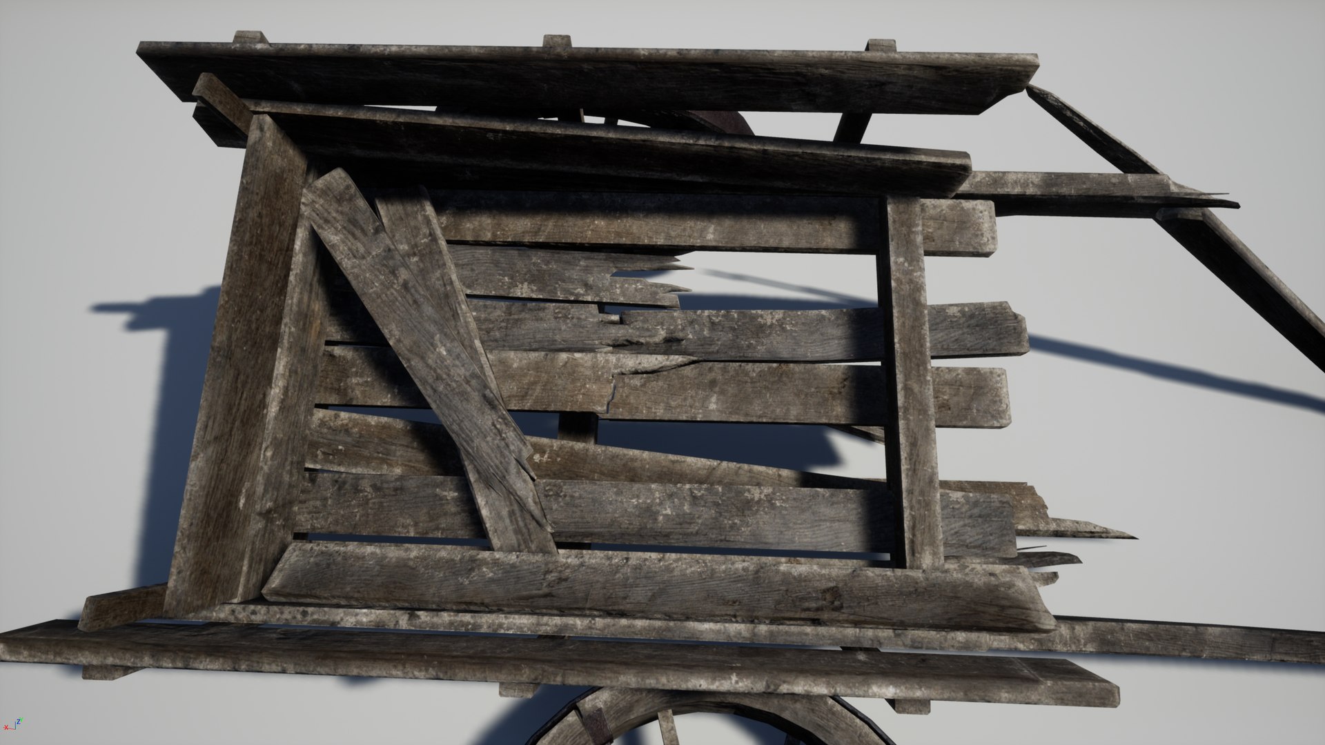 Medieval Broken Cart 3D - TurboSquid 1480627