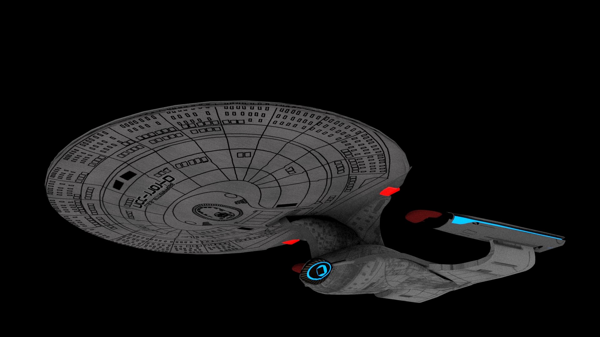 The Enterprise - D 3D - TurboSquid 1982374