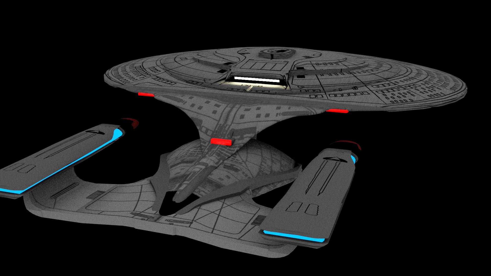 The Enterprise - D 3D - TurboSquid 1982374