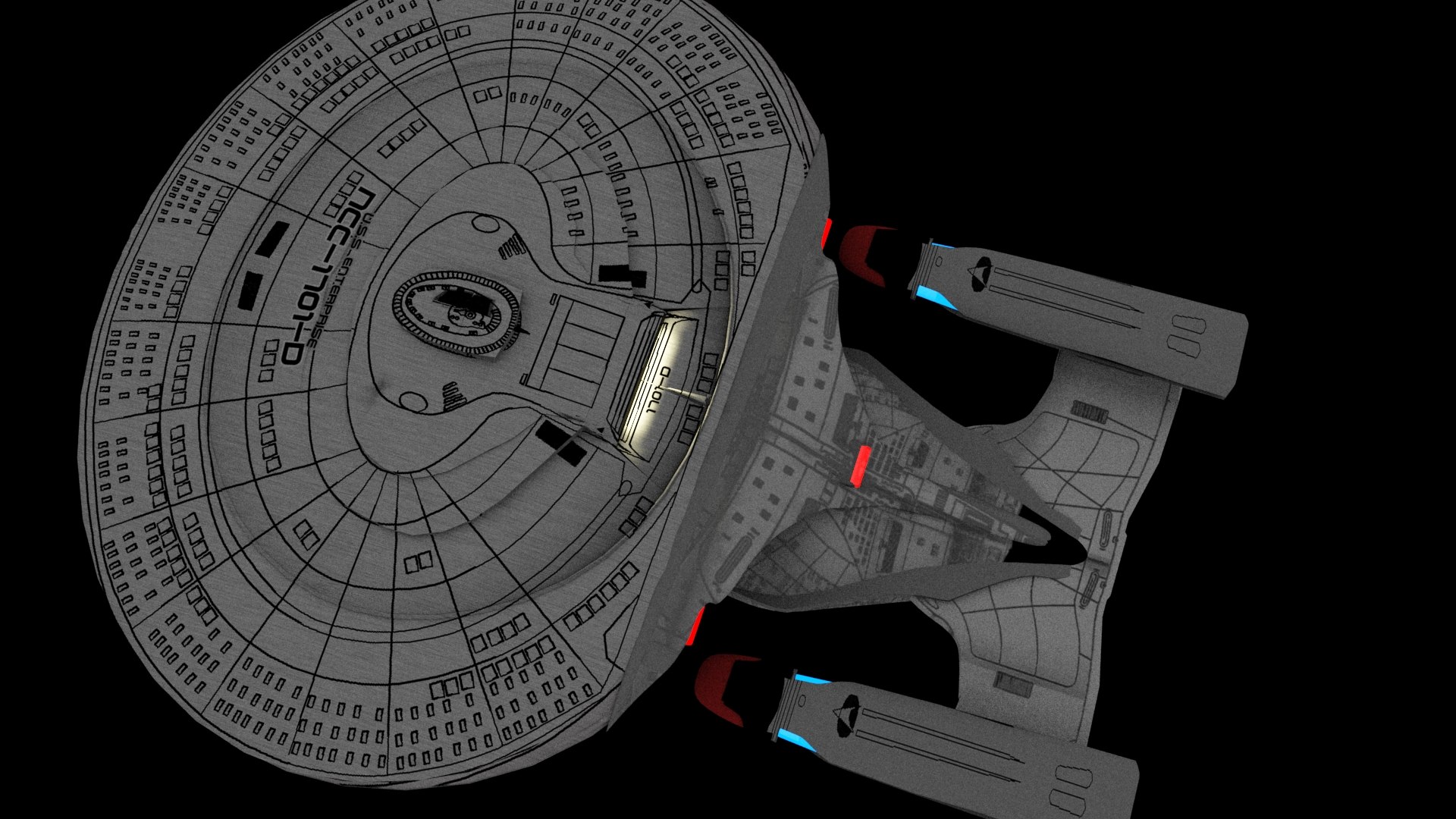 The Enterprise - D 3D - TurboSquid 1982374