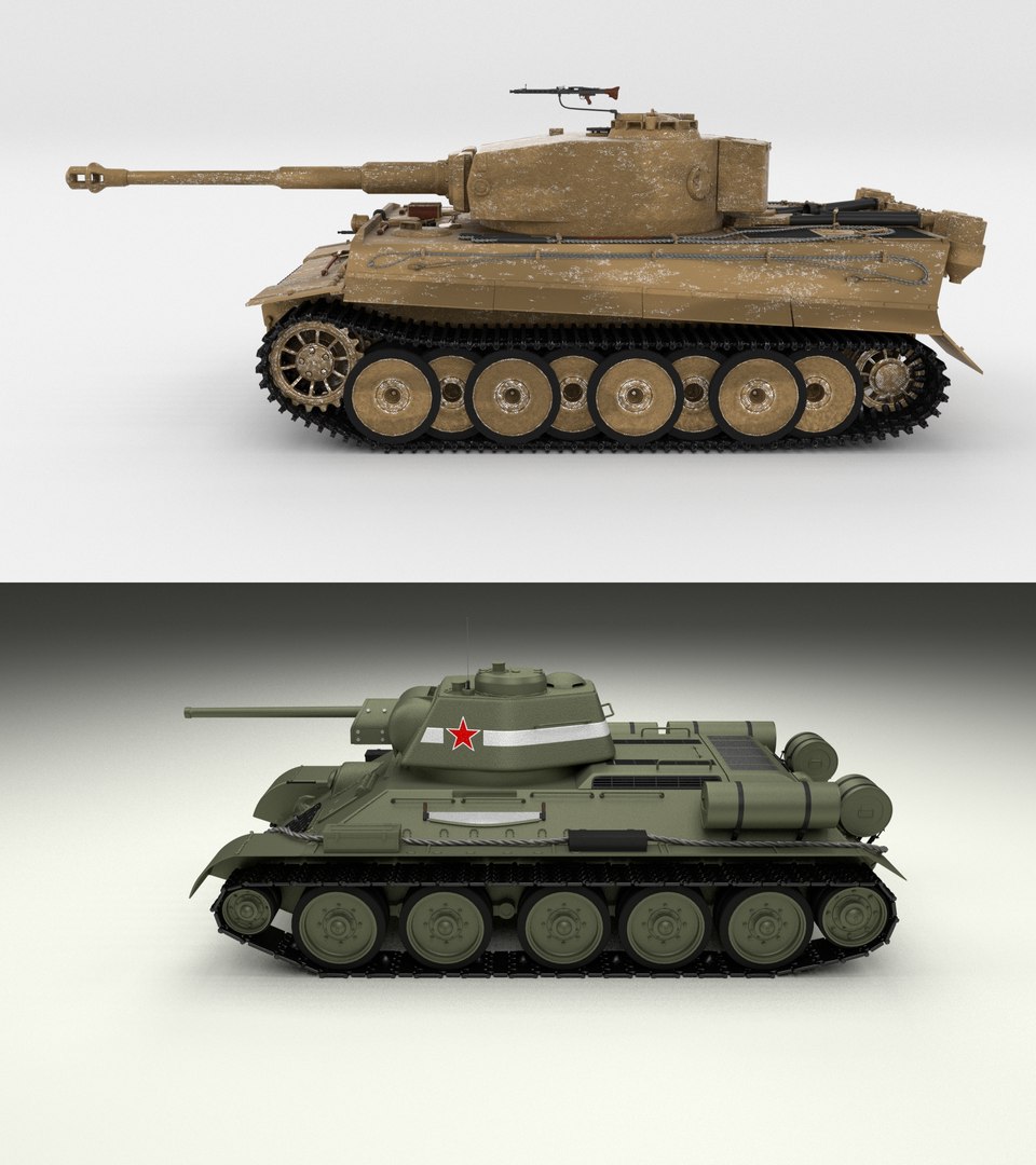 Pack Tiger Early 3D Model - TurboSquid 1325874