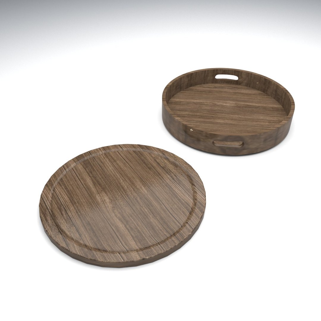 Circle Tray 3D Model - TurboSquid 1758653