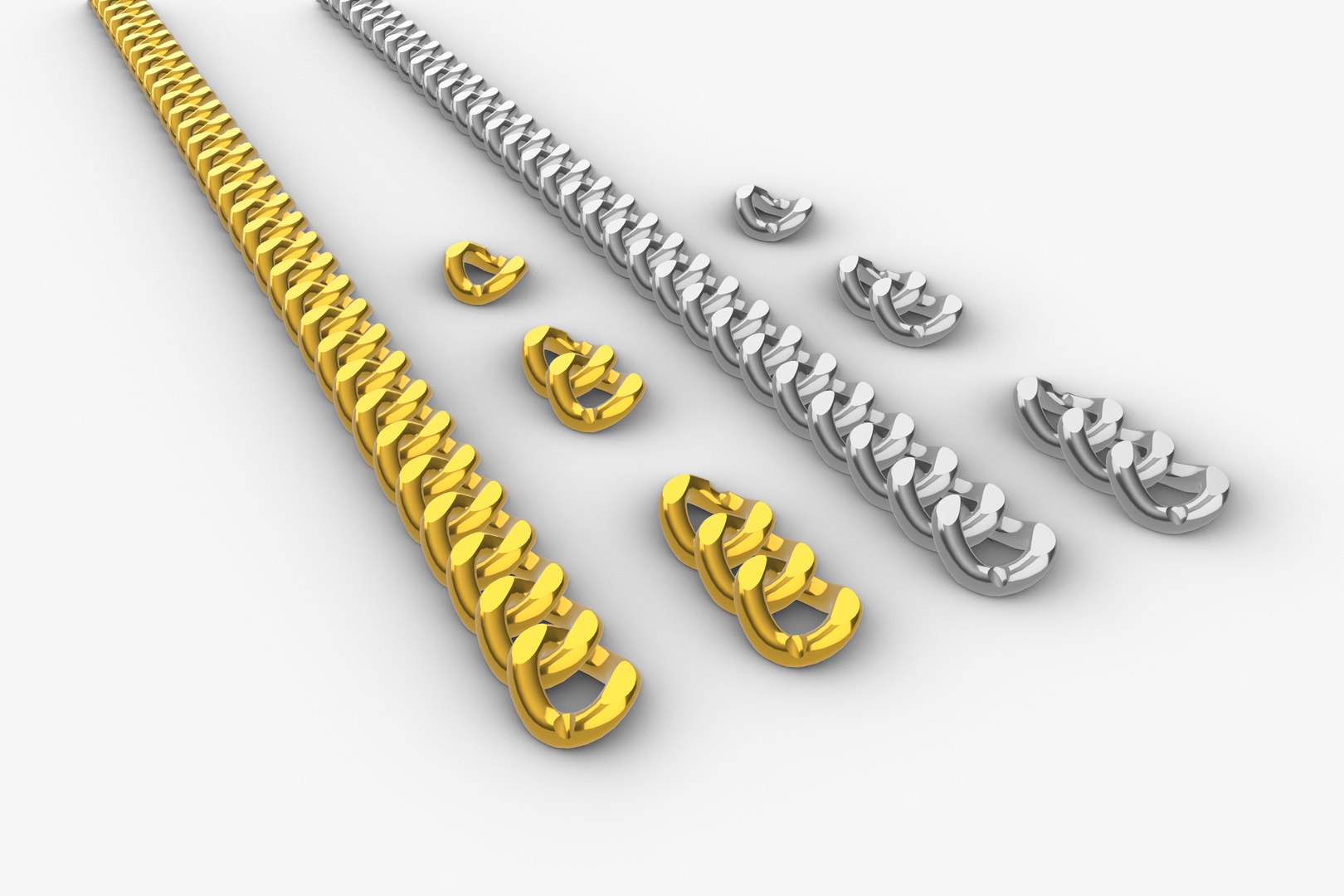 3D Jewelry Necklace Chains - TurboSquid 1965996