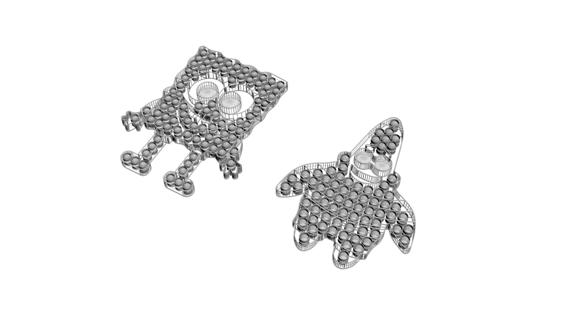 Spongebob and Patrick Pop It Fidget Toys Set 3D - TurboSquid 1804391