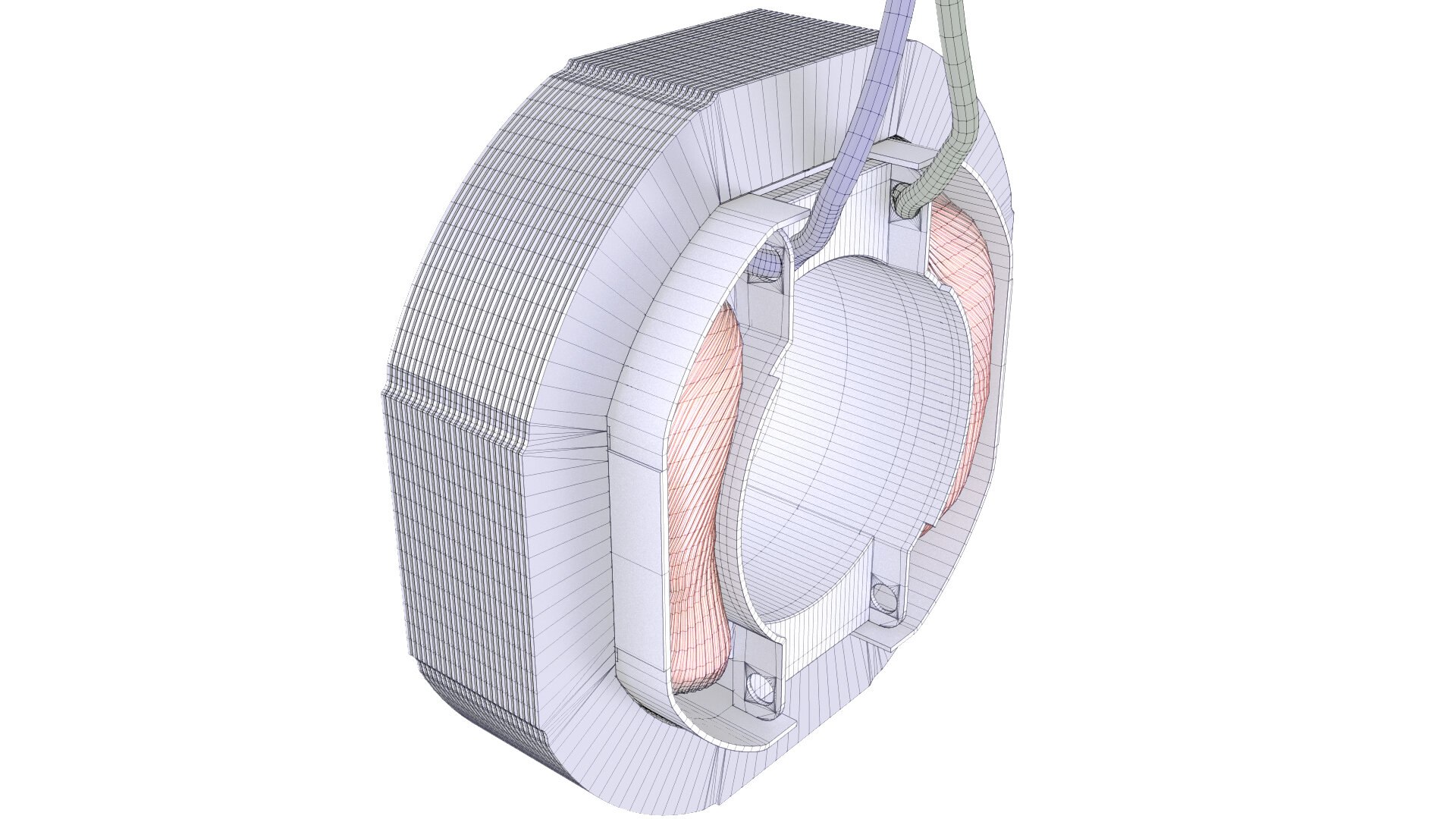 3D Professional Electric Motor Stator 39 Model - TurboSquid 2096762