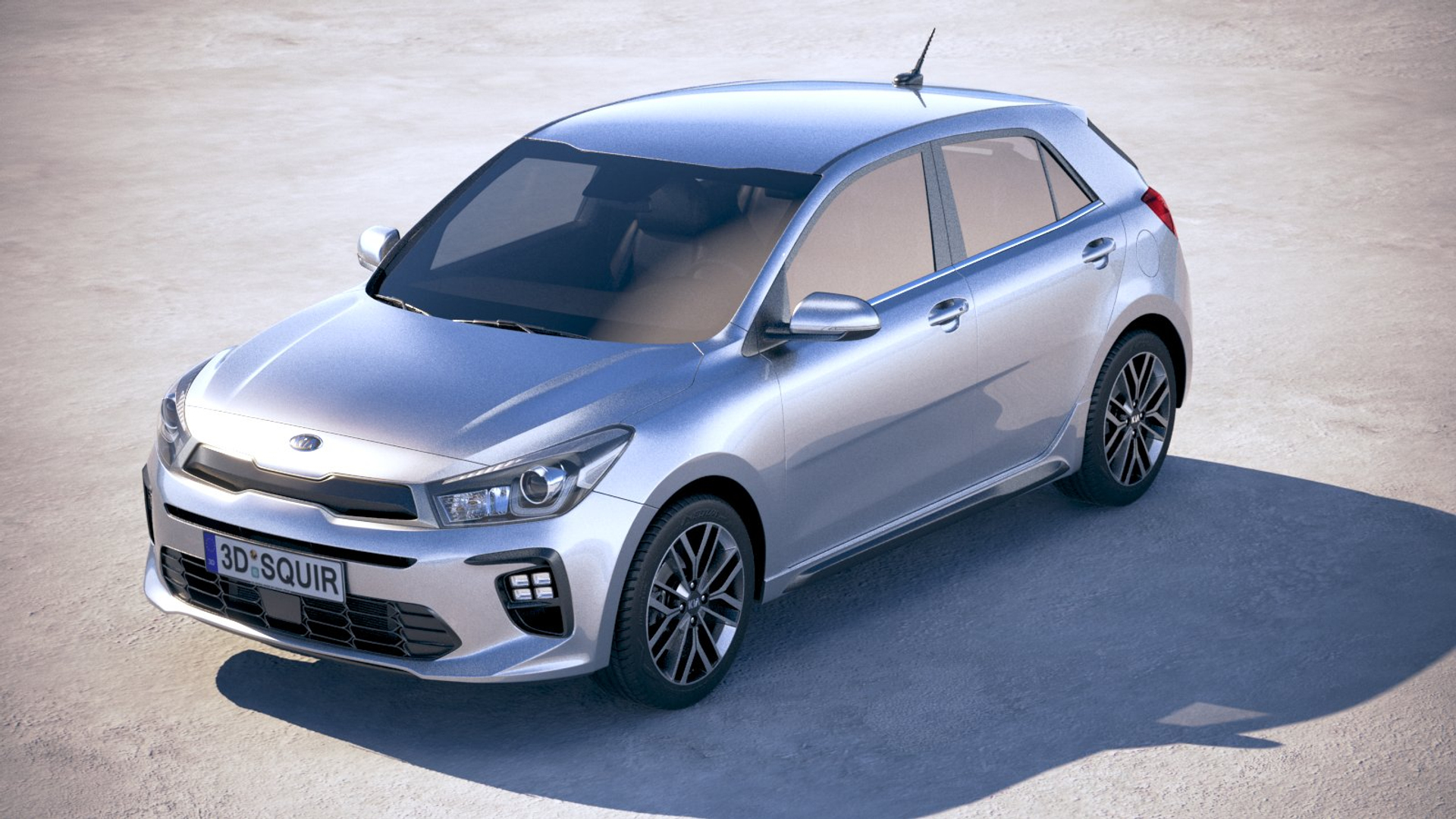 Kia Rio Gt 3D Model - TurboSquid 1252520