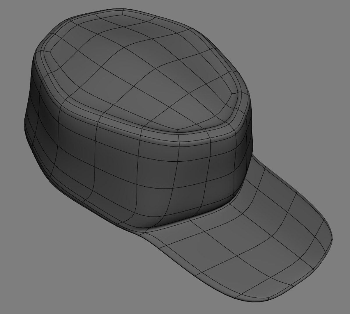 Army Cap 3d Model
