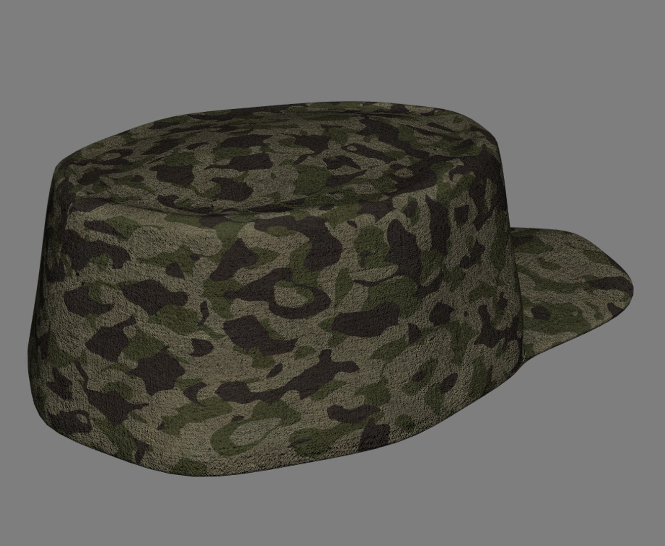 Army Cap 3d Model