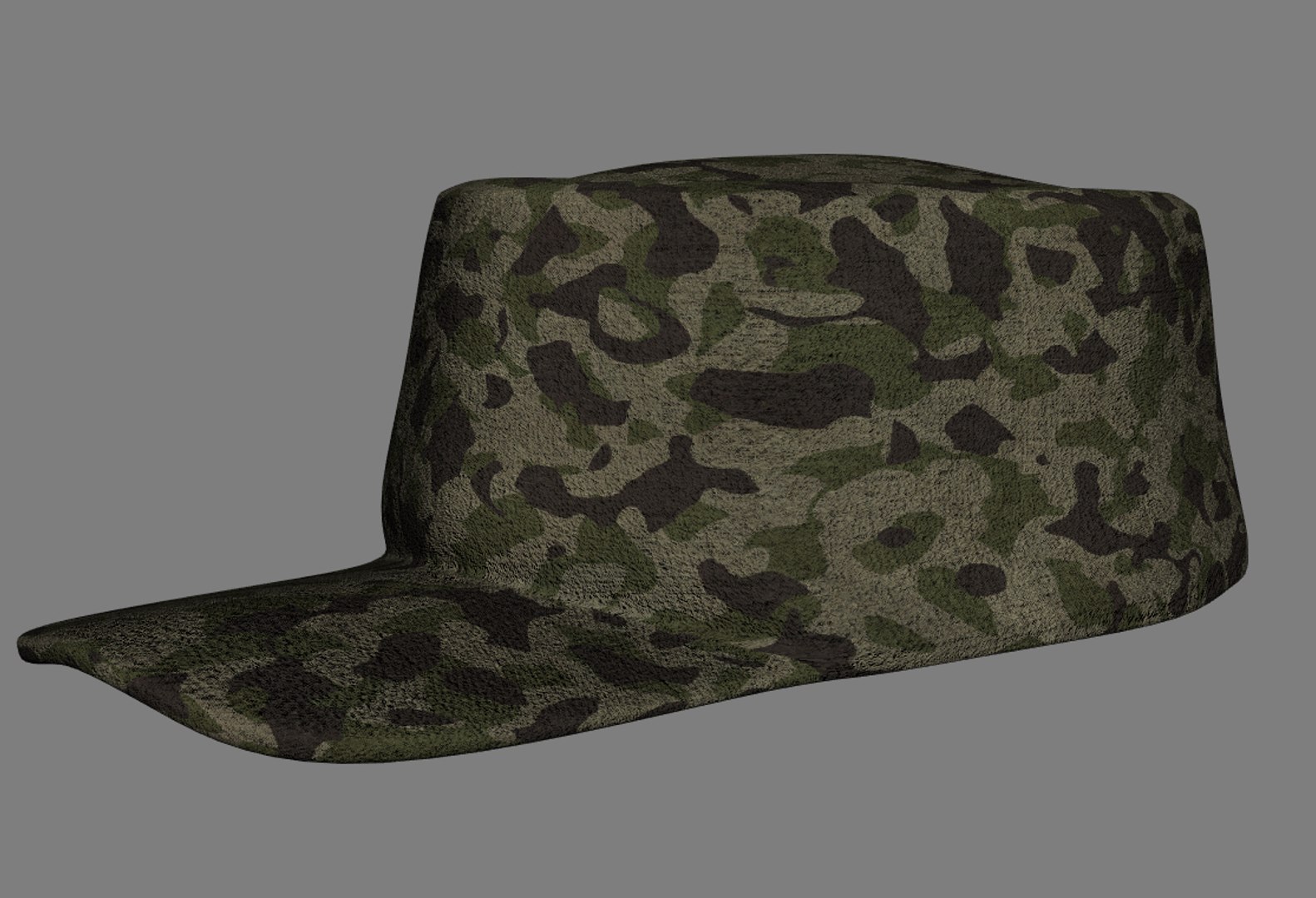 Army Cap 3d Model