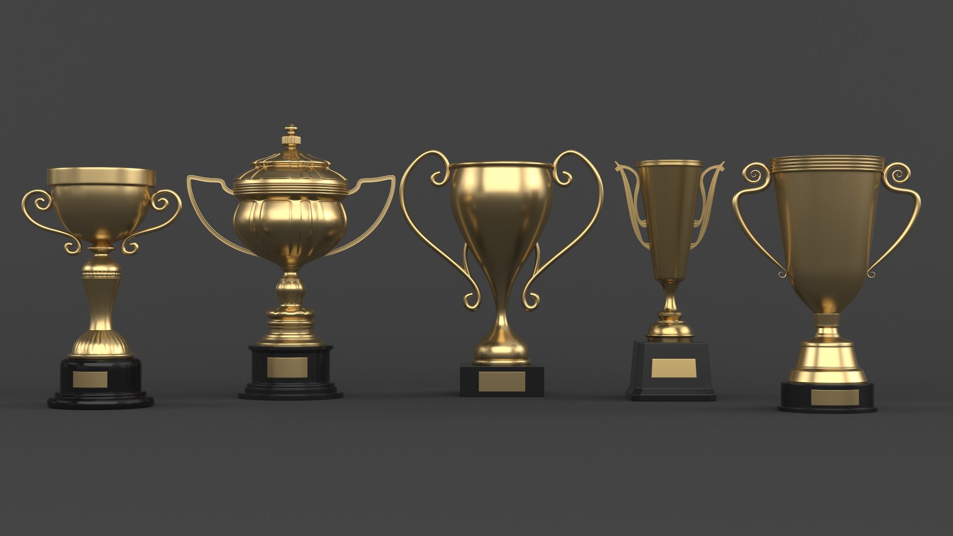 3D Model Trophy Cup Collection - TurboSquid 2021689