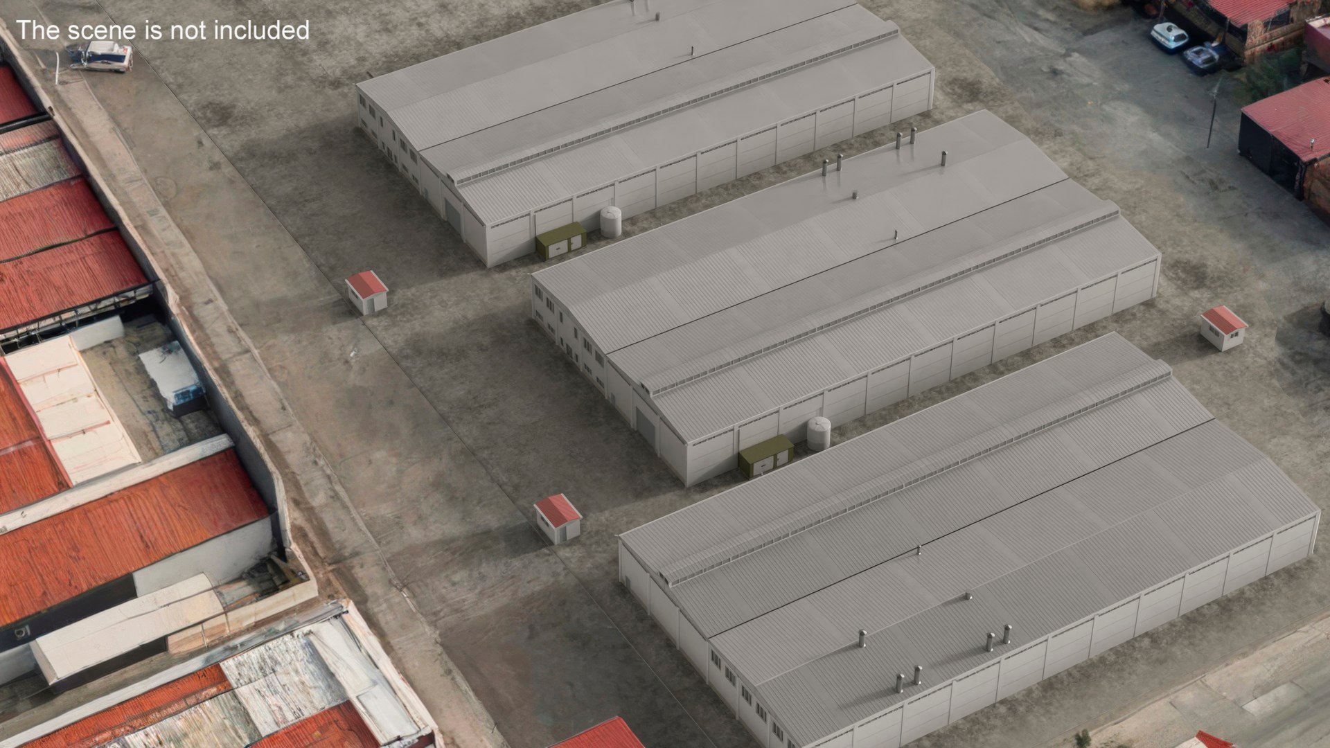 Large Factory Building 3D Model - TurboSquid 2279886