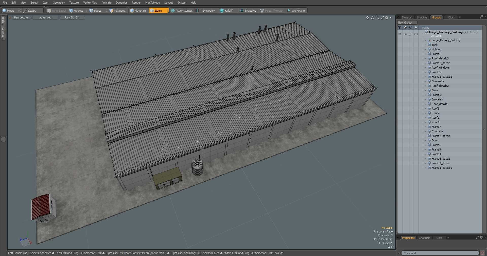 Large Factory Building 3D Model - TurboSquid 2279886
