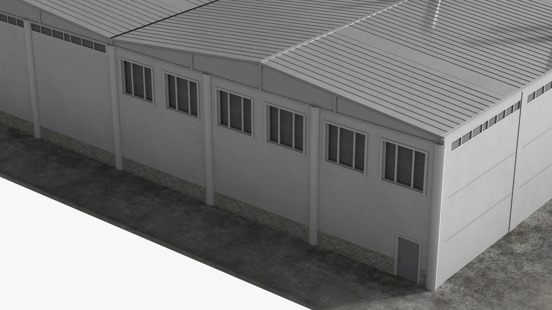 Large Factory Building 3D Model - TurboSquid 2279886
