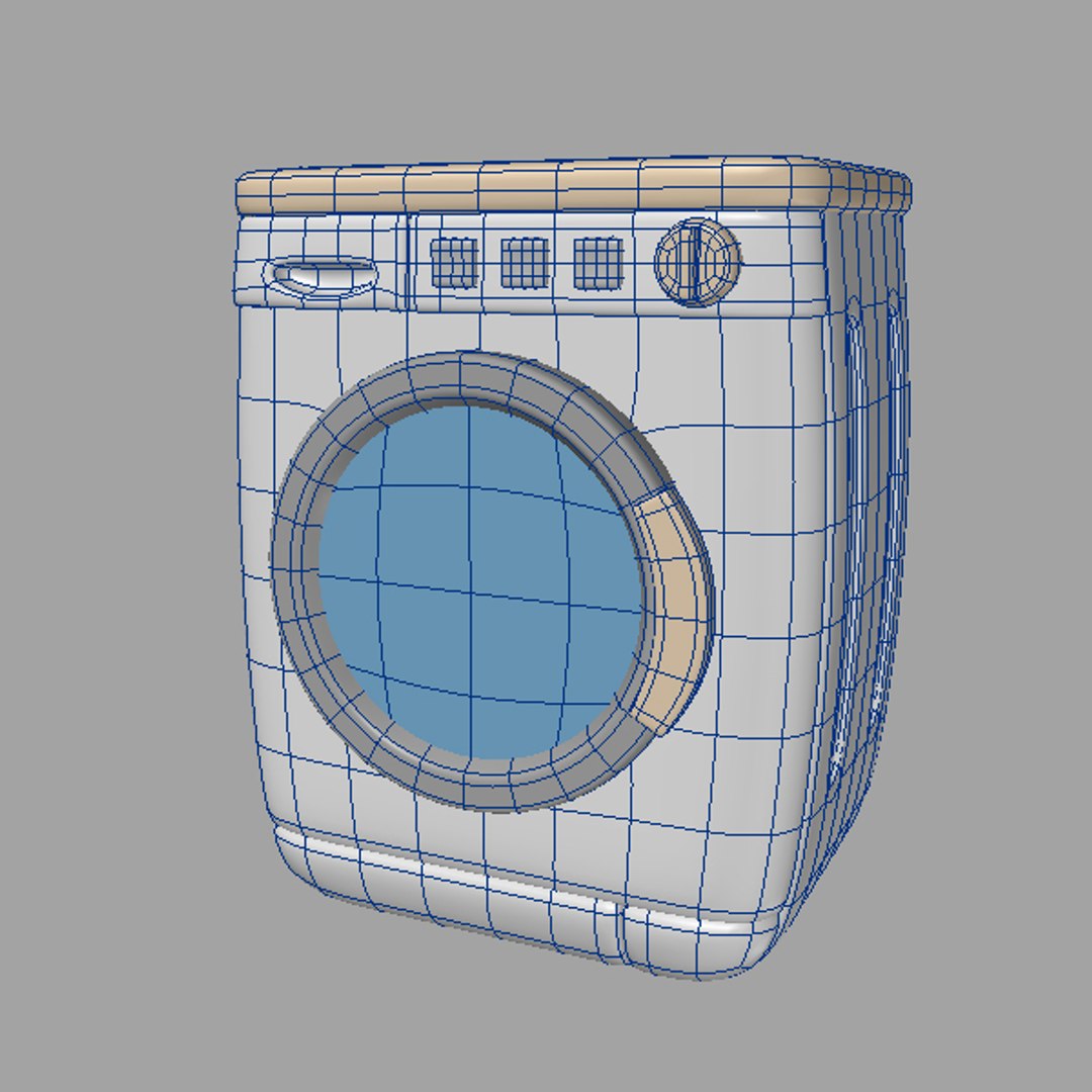 3d Cartoon Washing Machine