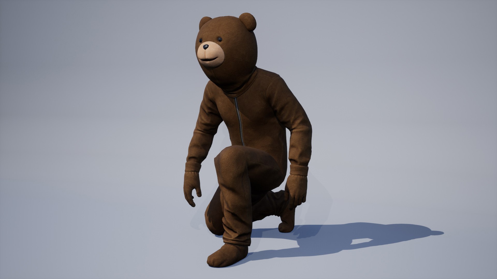 3D Bear Costume Man Rigged - TurboSquid 2103727