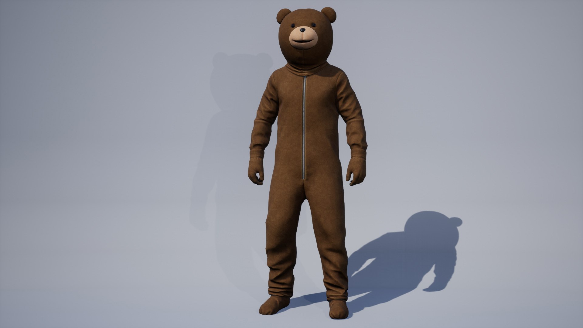 3D Bear Costume Man Rigged - TurboSquid 2103727