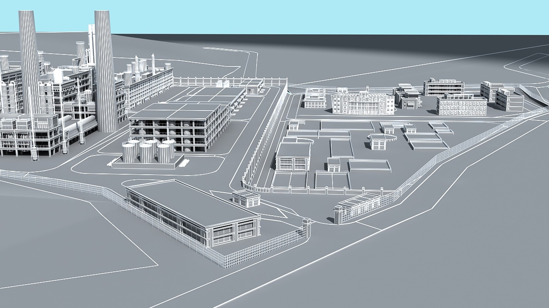 Factory 5 3D - TurboSquid 2072626