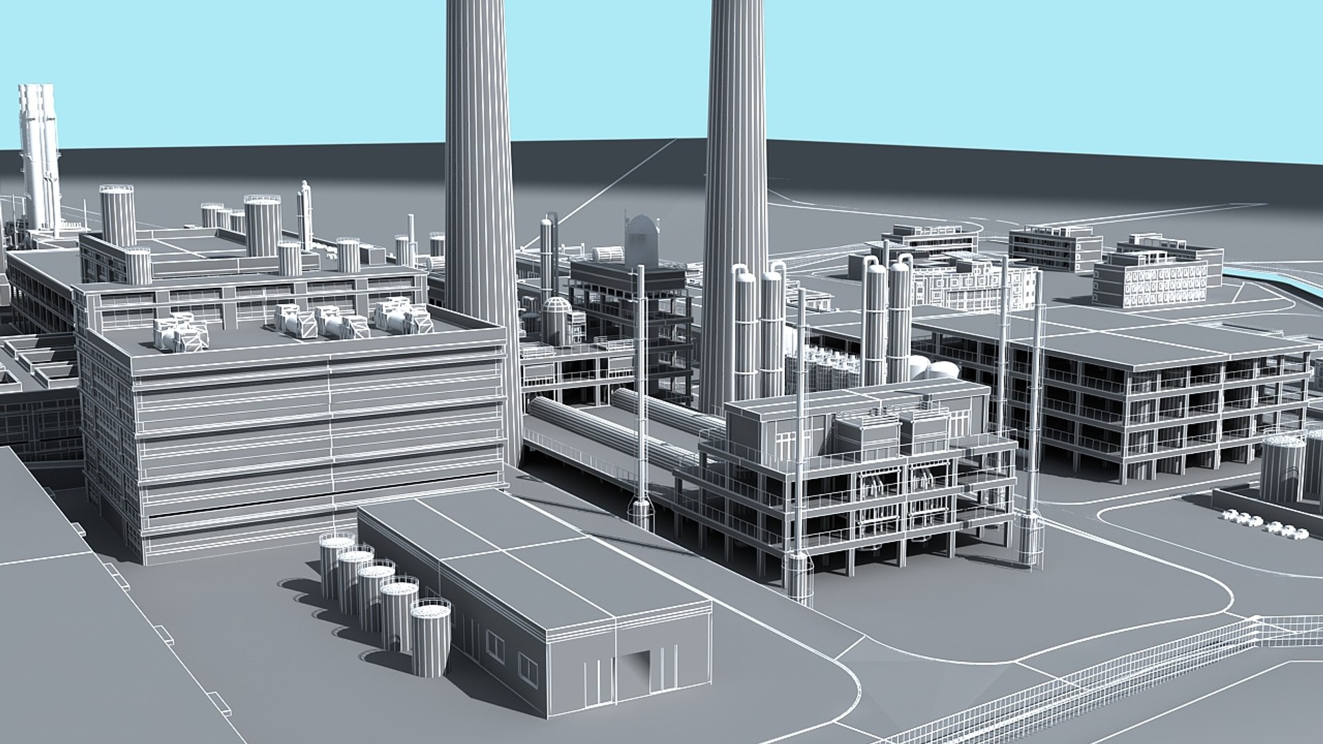 Factory 5 3D - TurboSquid 2072626