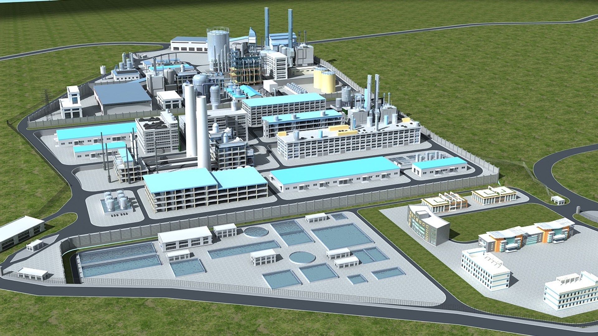 Factory 5 3D - TurboSquid 2072626