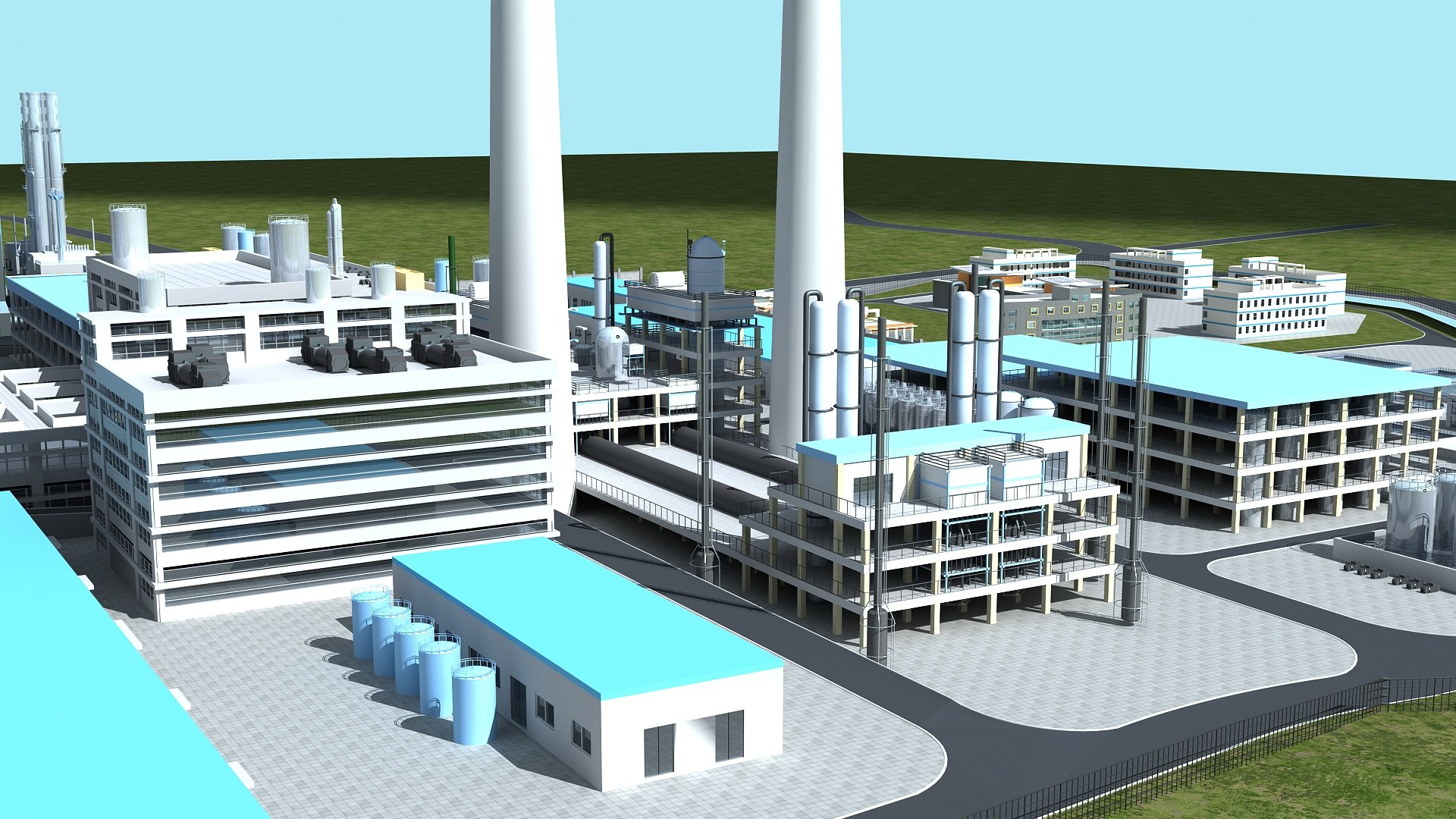 Factory 5 3D - TurboSquid 2072626