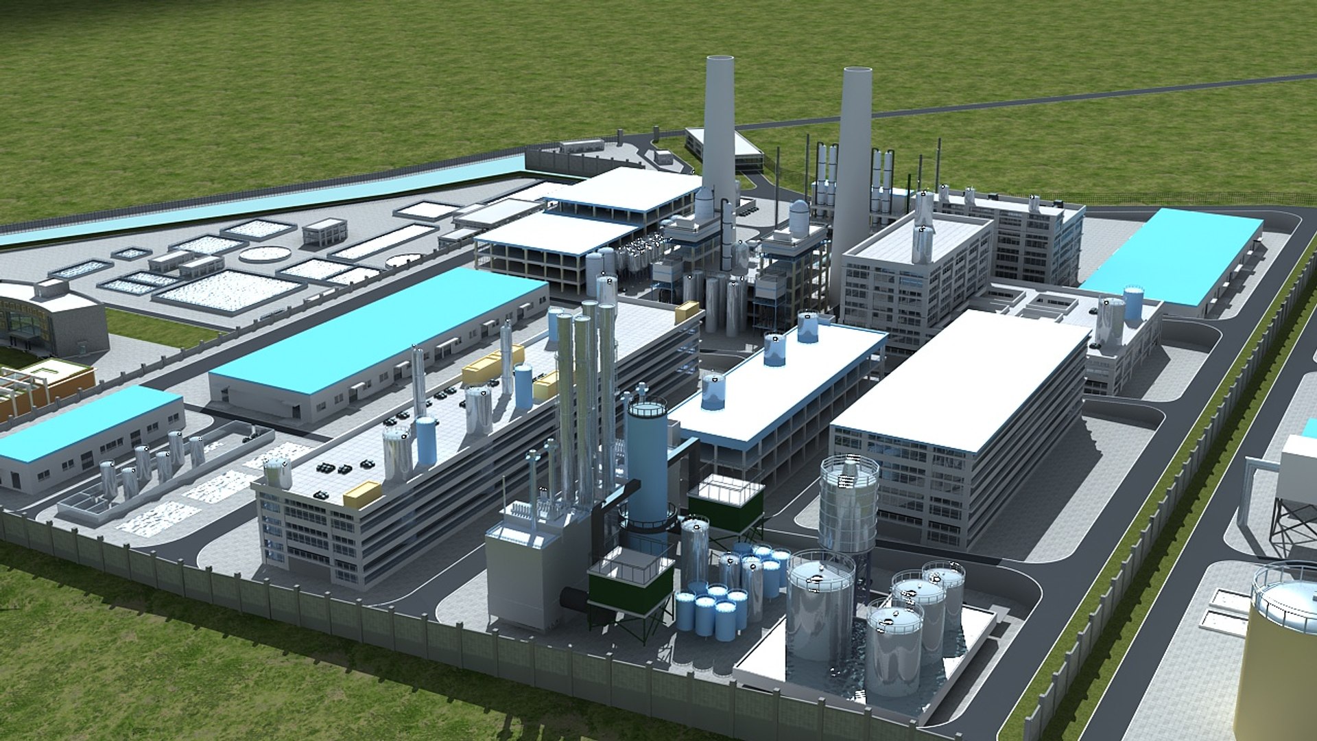 Factory 5 3D - TurboSquid 2072626