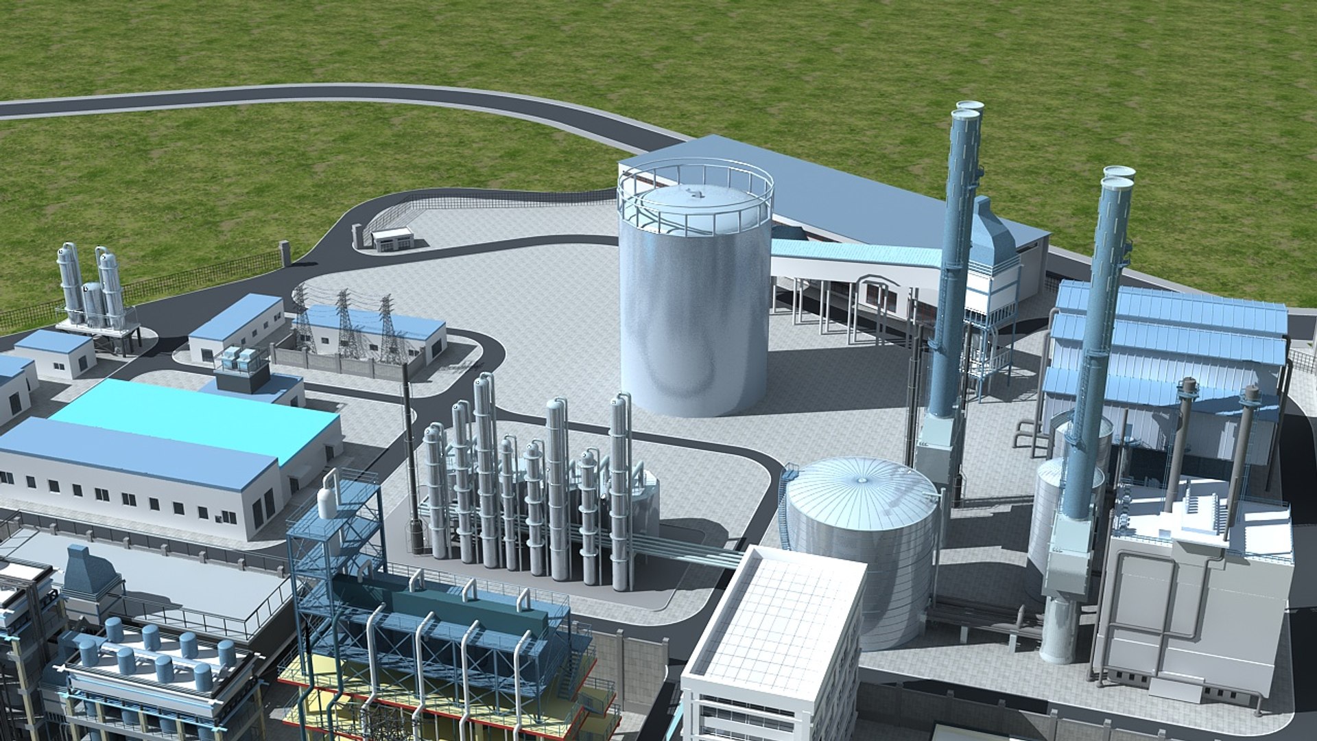 Factory 5 3D - TurboSquid 2072626