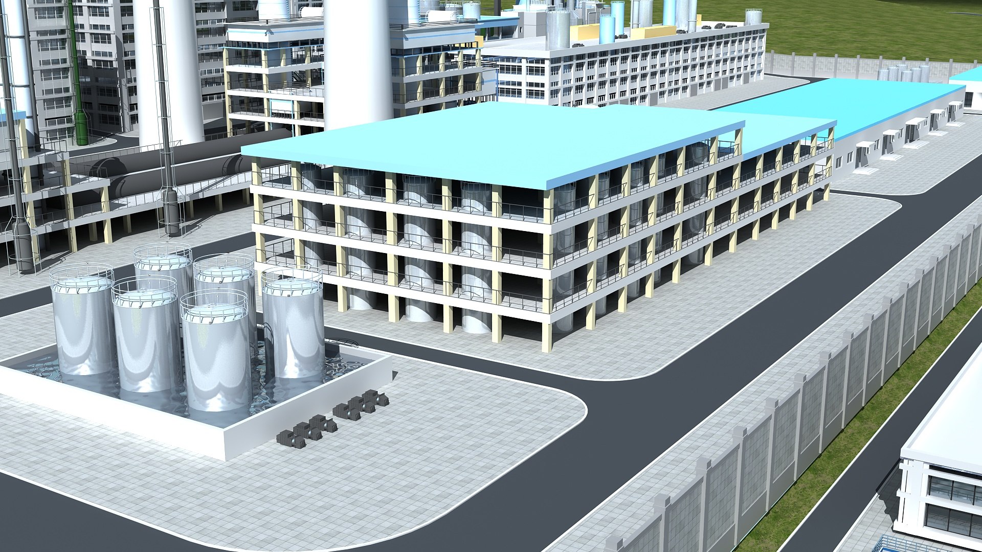 Factory 5 3D - TurboSquid 2072626