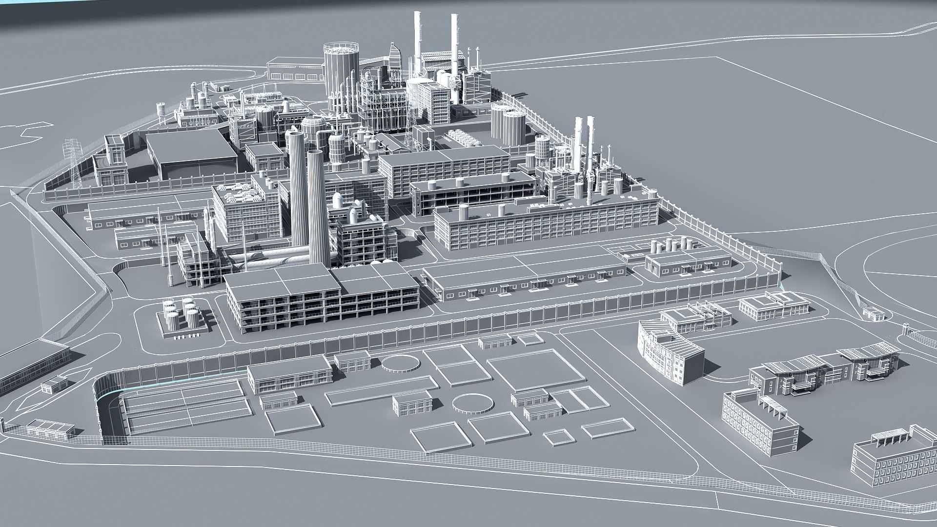 Factory 5 3D - TurboSquid 2072626