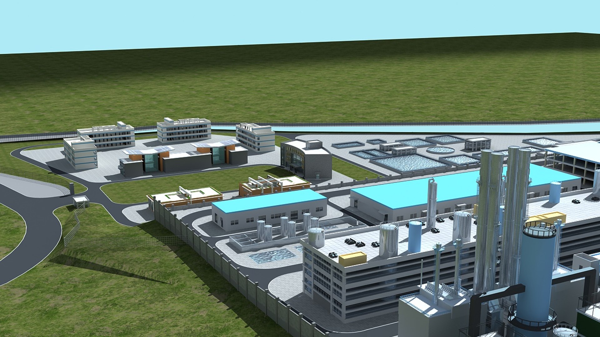 Factory 5 3D - TurboSquid 2072626